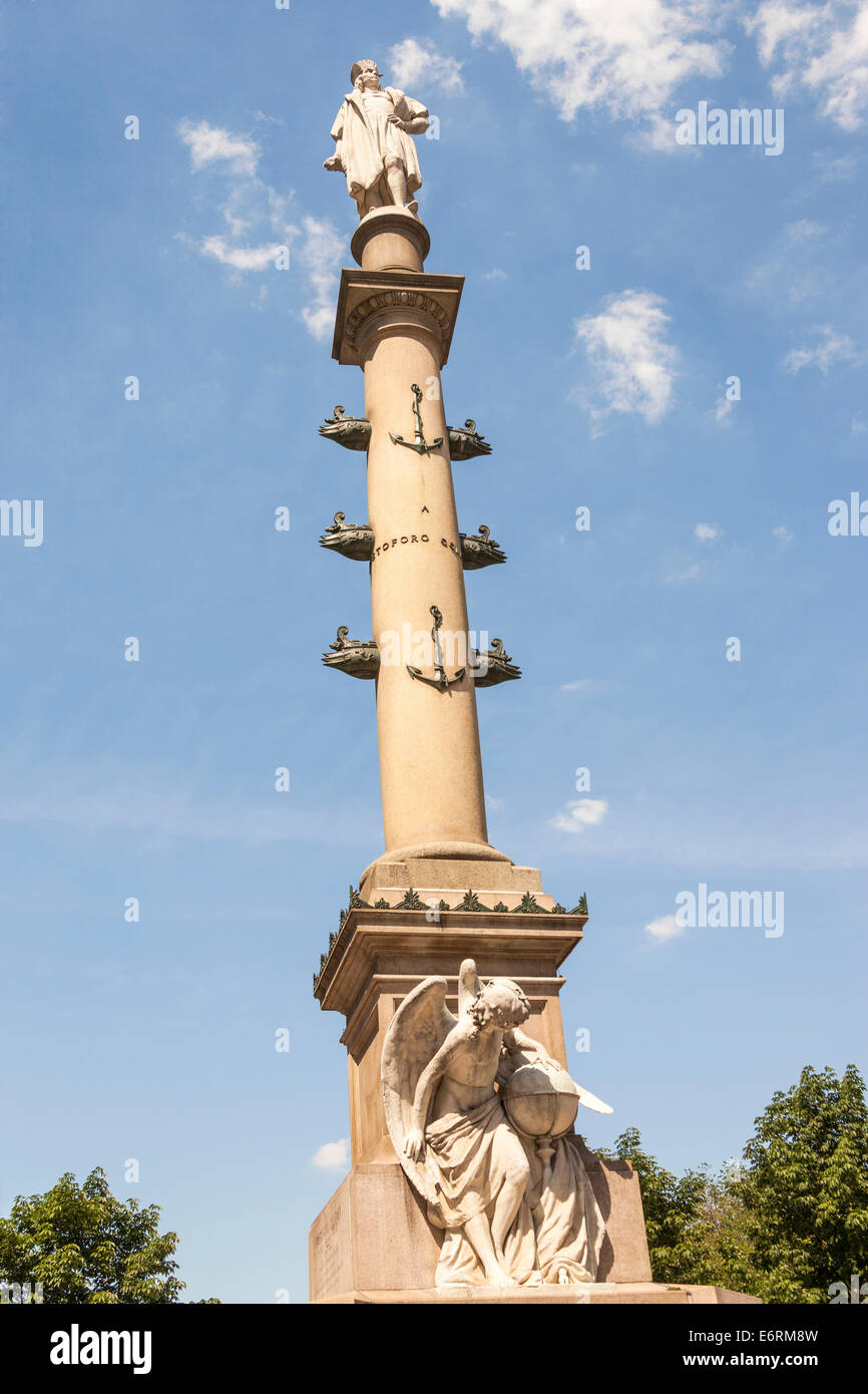 Columbus Monument, Columbus Circle, Manhattan, New York City, New York ...