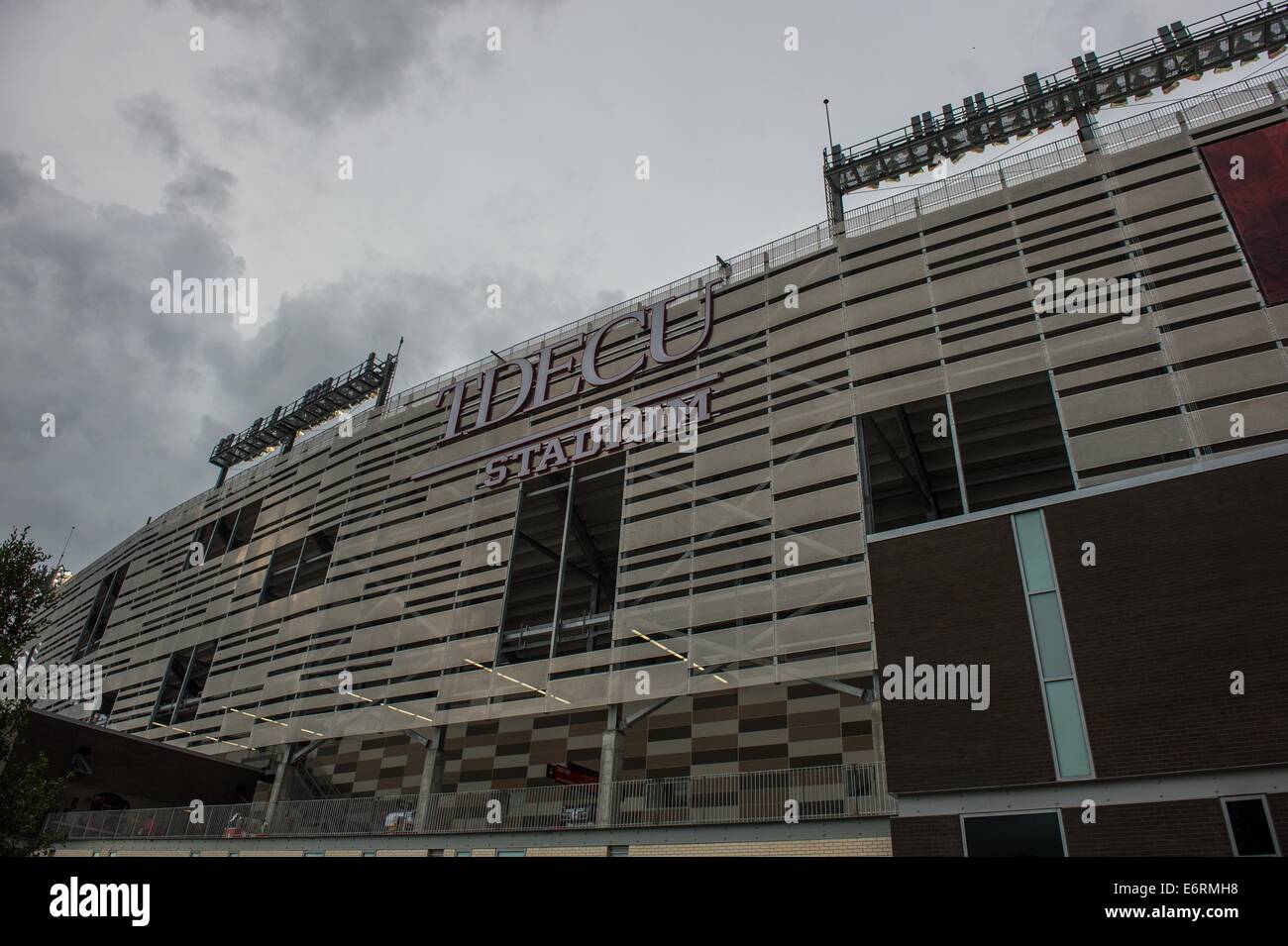 Houston, Texas, USA. 29th Aug, 2014. An outside view of the new TDECU ...