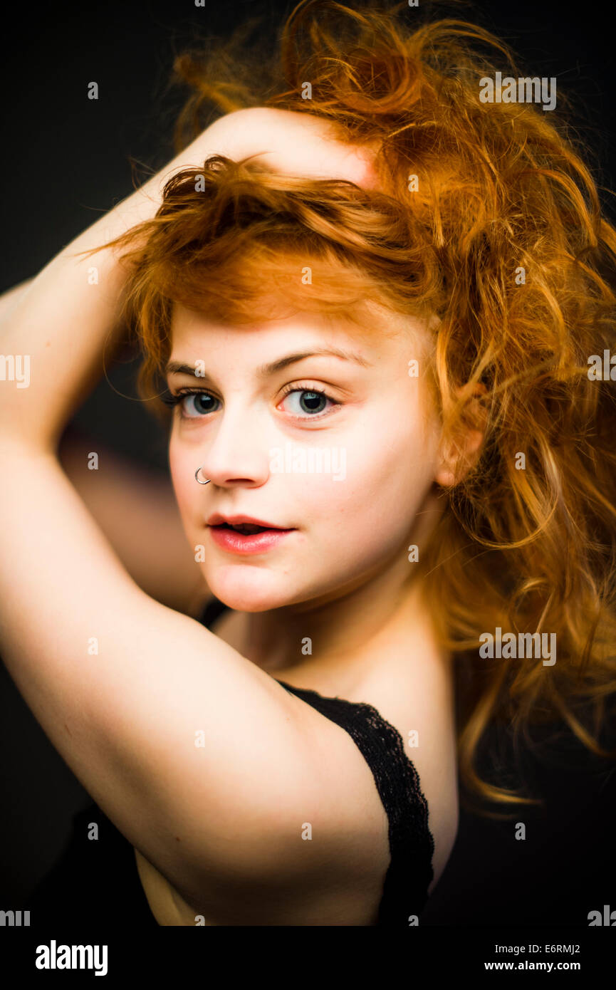 Red head of hair hi-res stock photography and images - Alamy