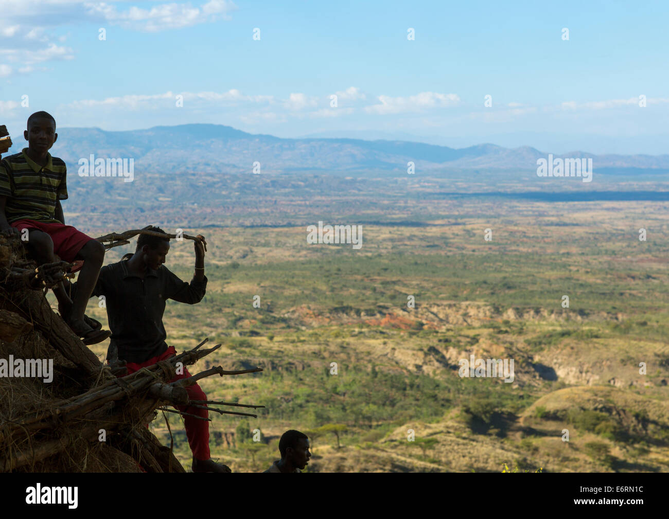 Landscape In Konso Tribe Area, Konso, Ethiopia Stock Photo - Alamy