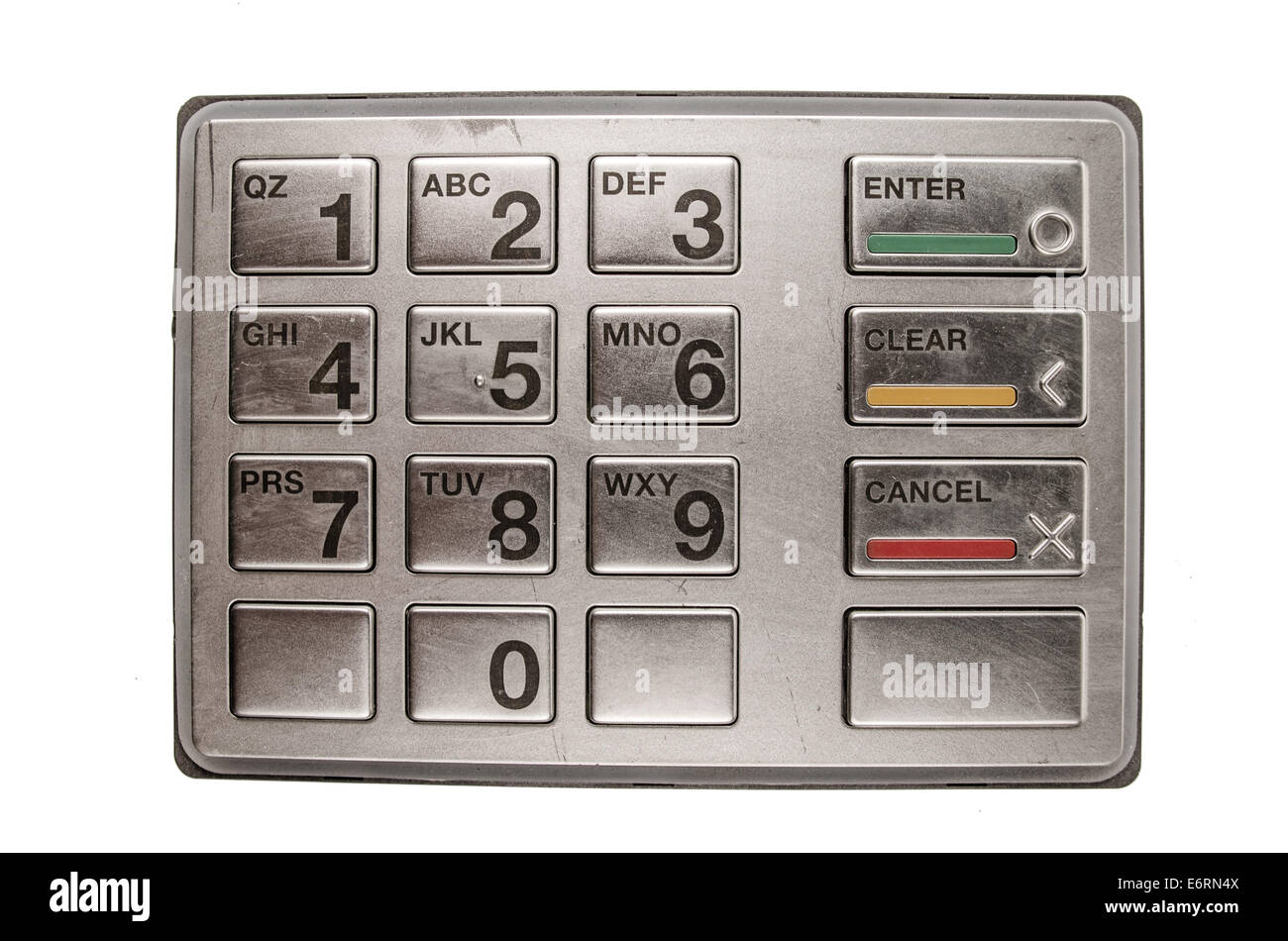 Closeup of atm machine keyboard Stock Photo - Alamy