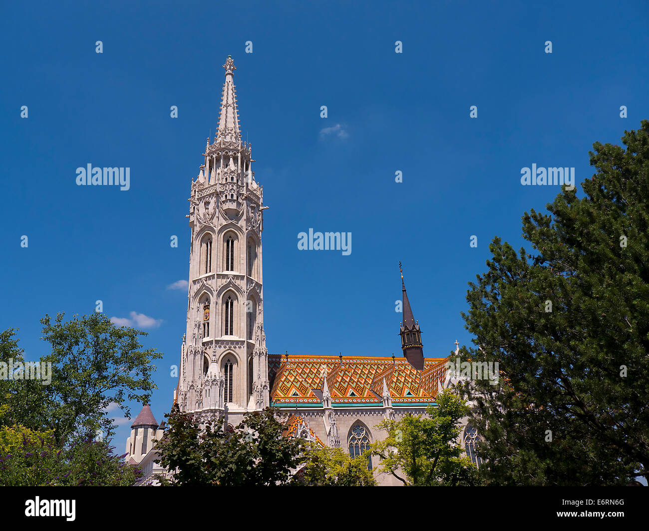 St Matthias Church in the Castle District of Buda in Budapest Hungary ...