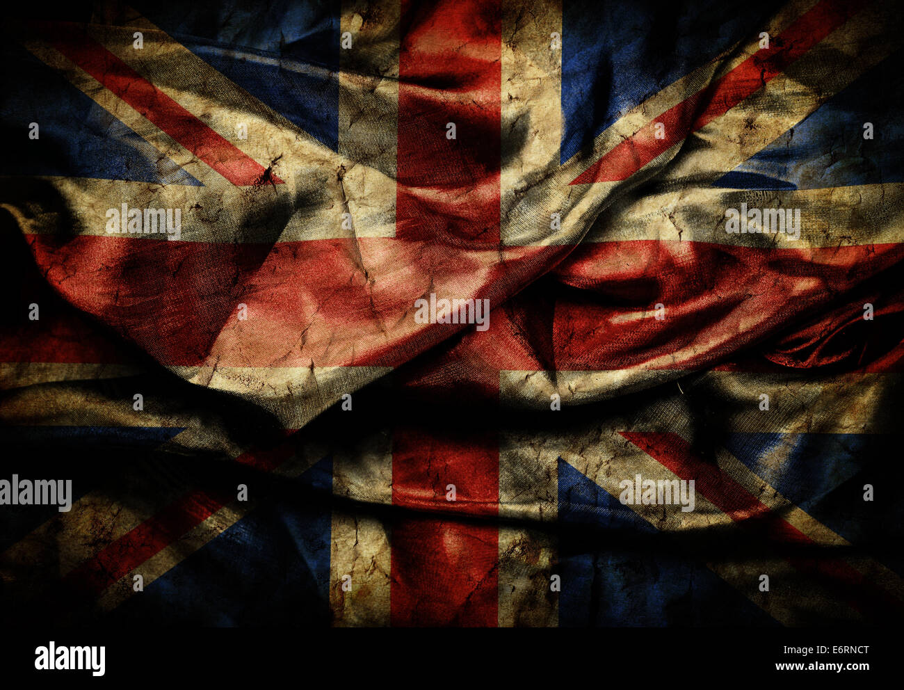 Tattered england flag hi-res stock photography and images - Alamy