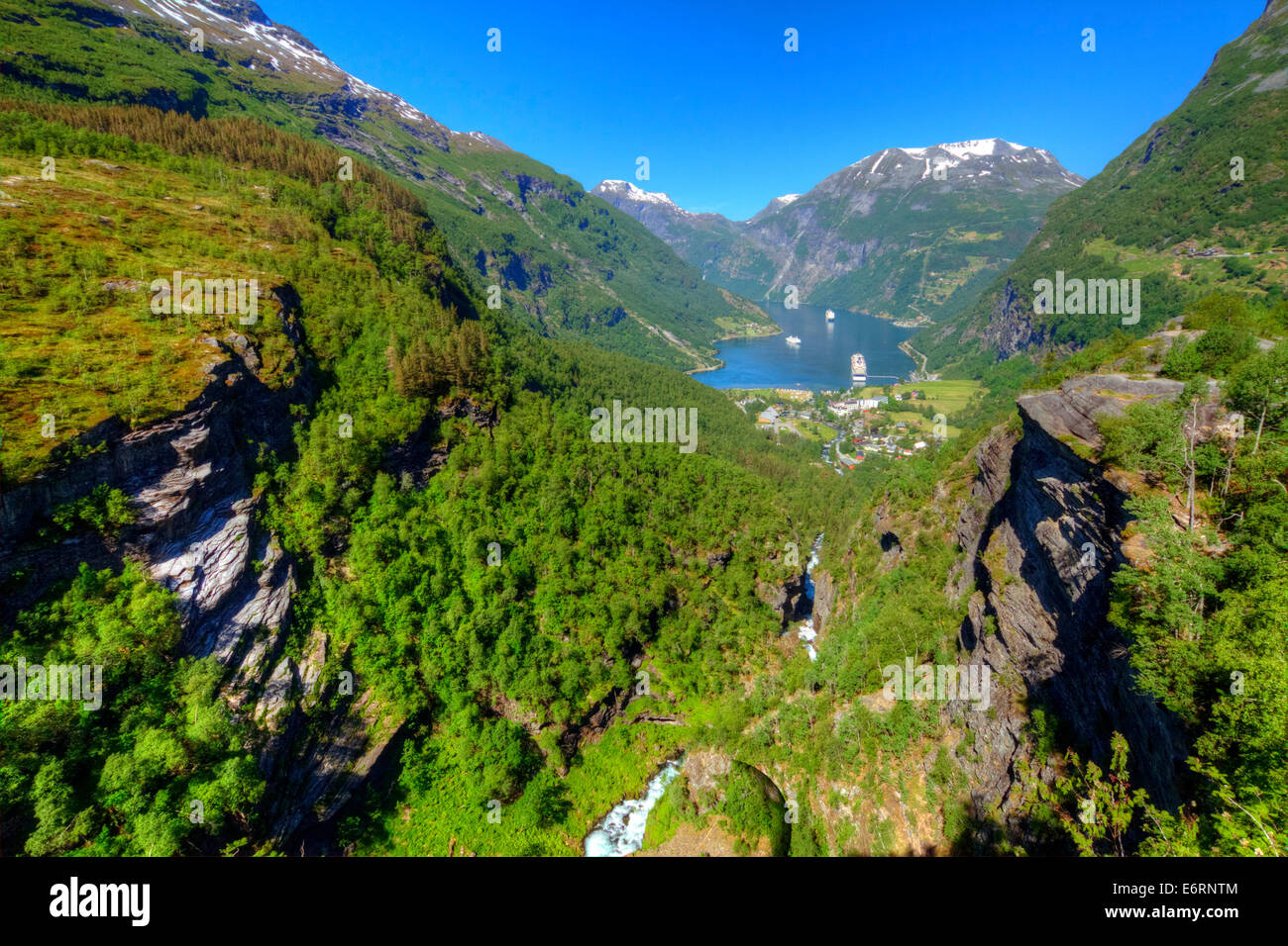 scenic landscapes of the northern Norwegian fjords Stock Photo - Alamy