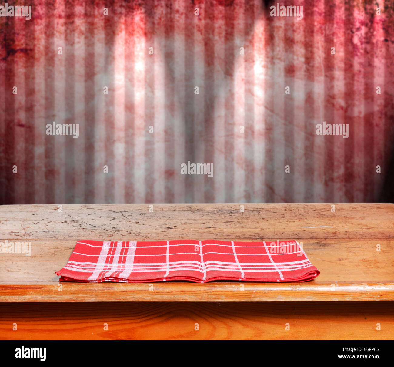 Empty tabletop for product display montages Stock Photo - Alamy