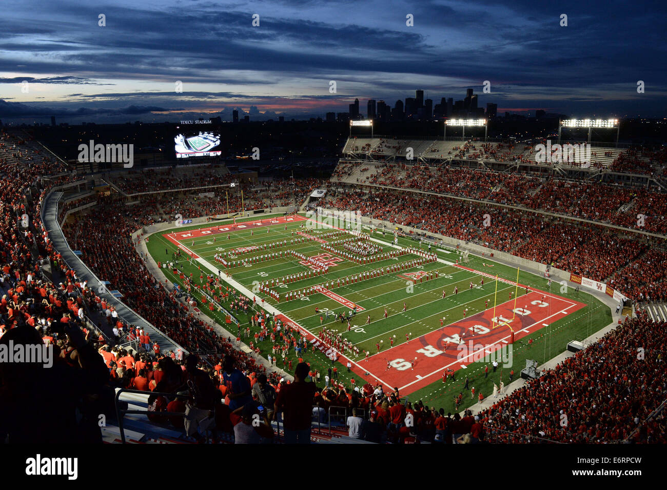 Houston, Texas, USA. 29th Aug, 2014. An inside view of opening night at ...