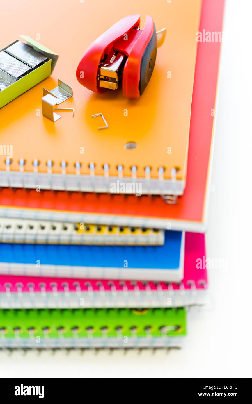 New school supplies ready for new school year Stock Photo - Alamy