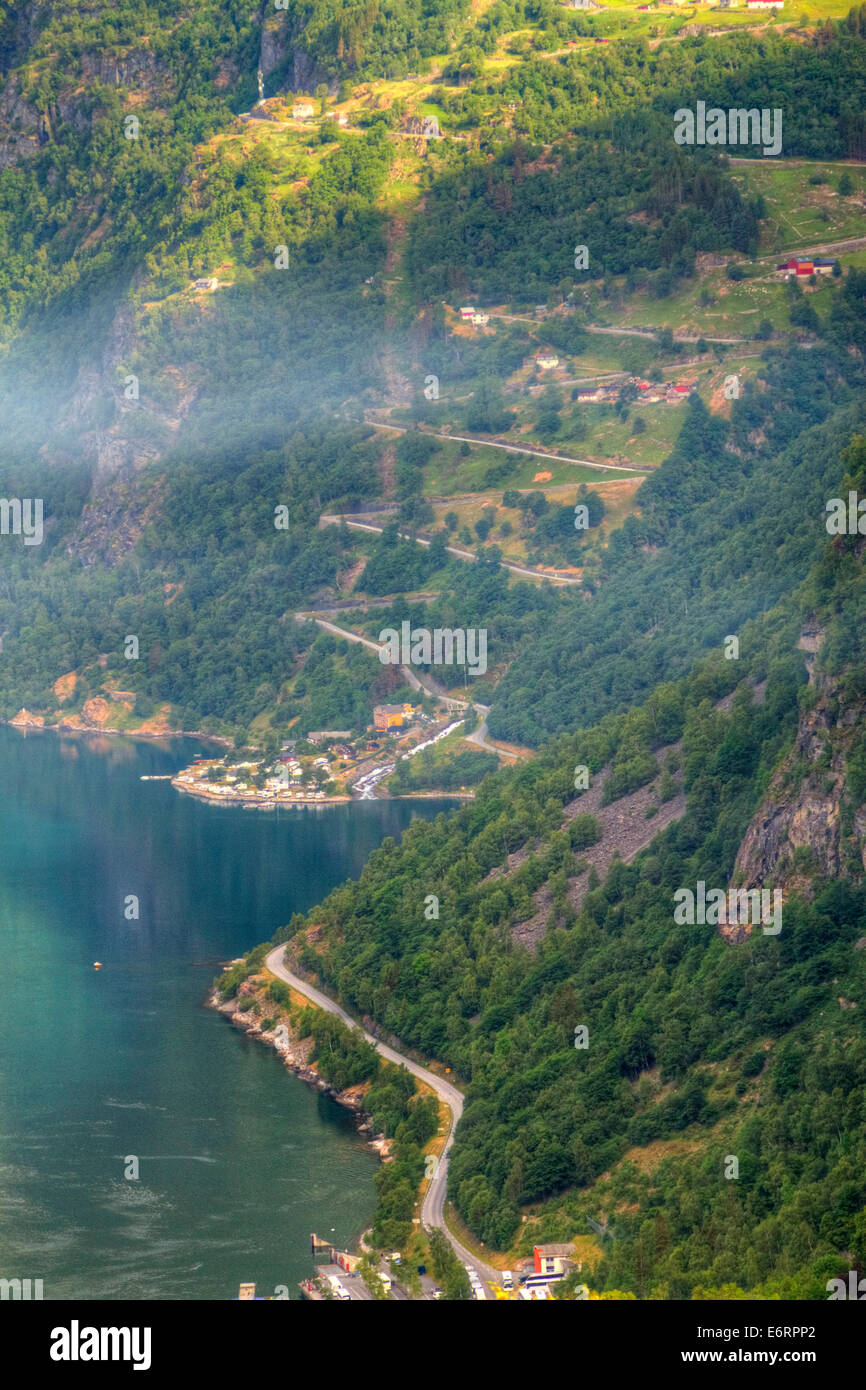 scenic landscapes of the northern Norwegian fjords Stock Photo - Alamy