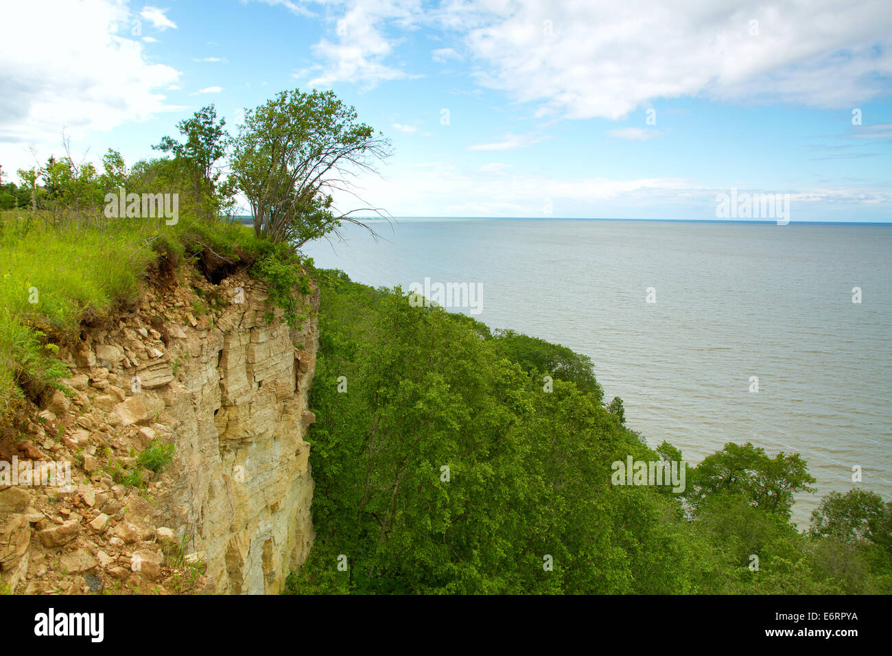 cliff above the sea. scenic spots in nature Stock Photo - Alamy