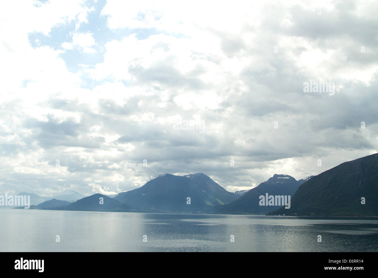 scenic landscapes of the northern Norwegian fjords Stock Photo - Alamy