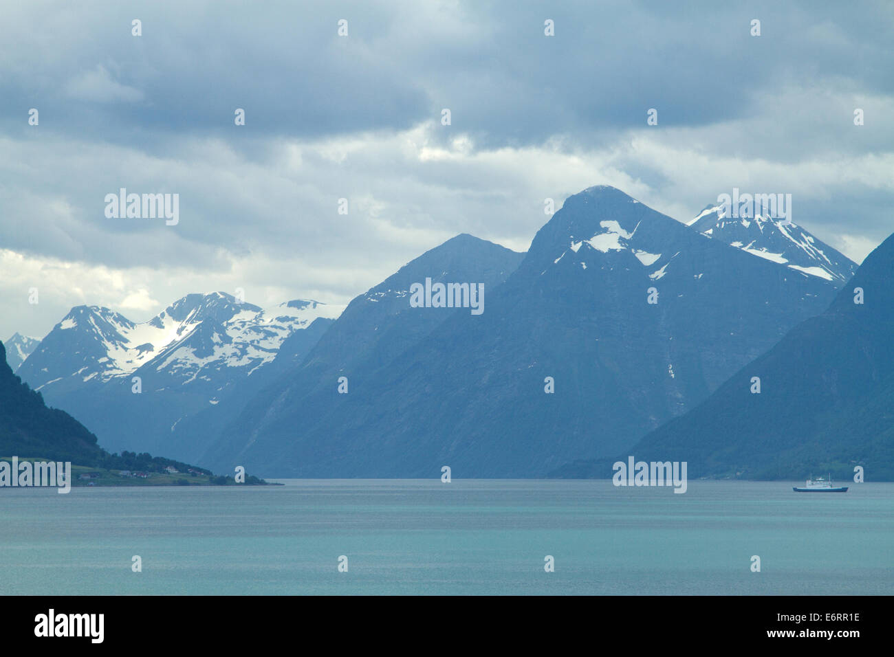 Night fjord in the most beautiful place on Earth Stock Photo - Alamy