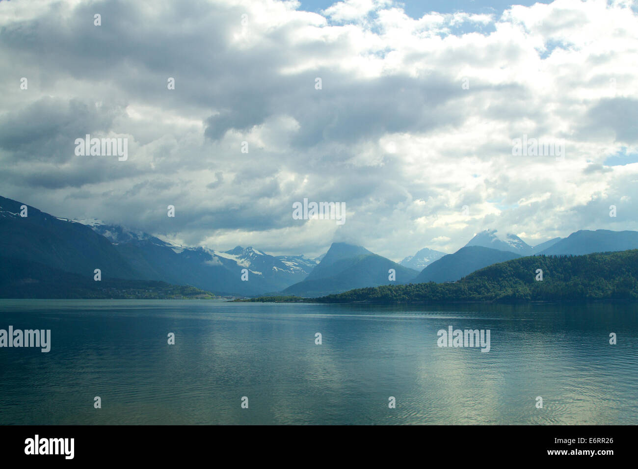 scenic landscapes of the northern Norwegian fjords Stock Photo - Alamy