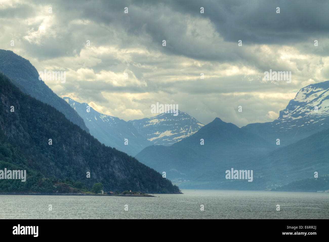 scenic landscapes of the northern Norwegian fjords Stock Photo - Alamy