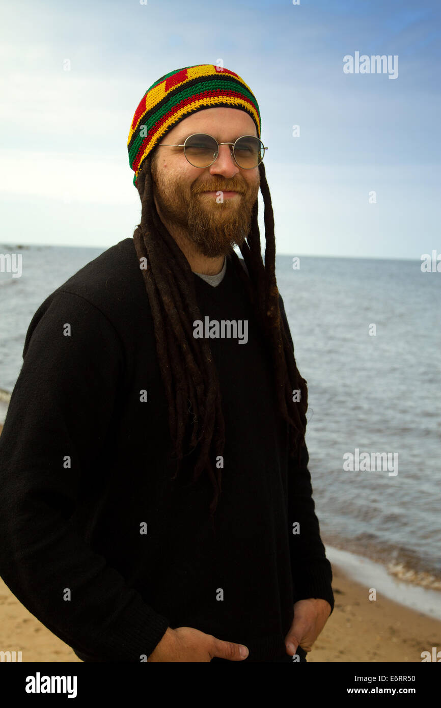 man with dreadlocks on the sea Stock Photo - Alamy