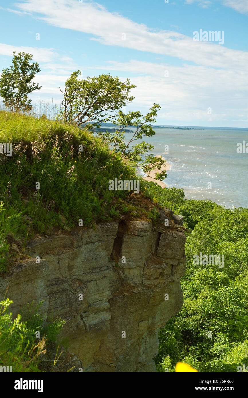 cliff above the sea. scenic spots in nature Stock Photo - Alamy
