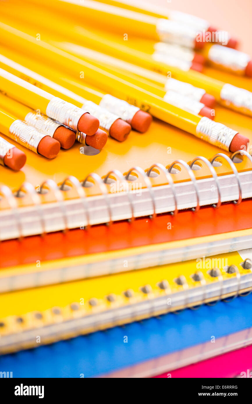 New school supplies ready for new school year Stock Photo - Alamy