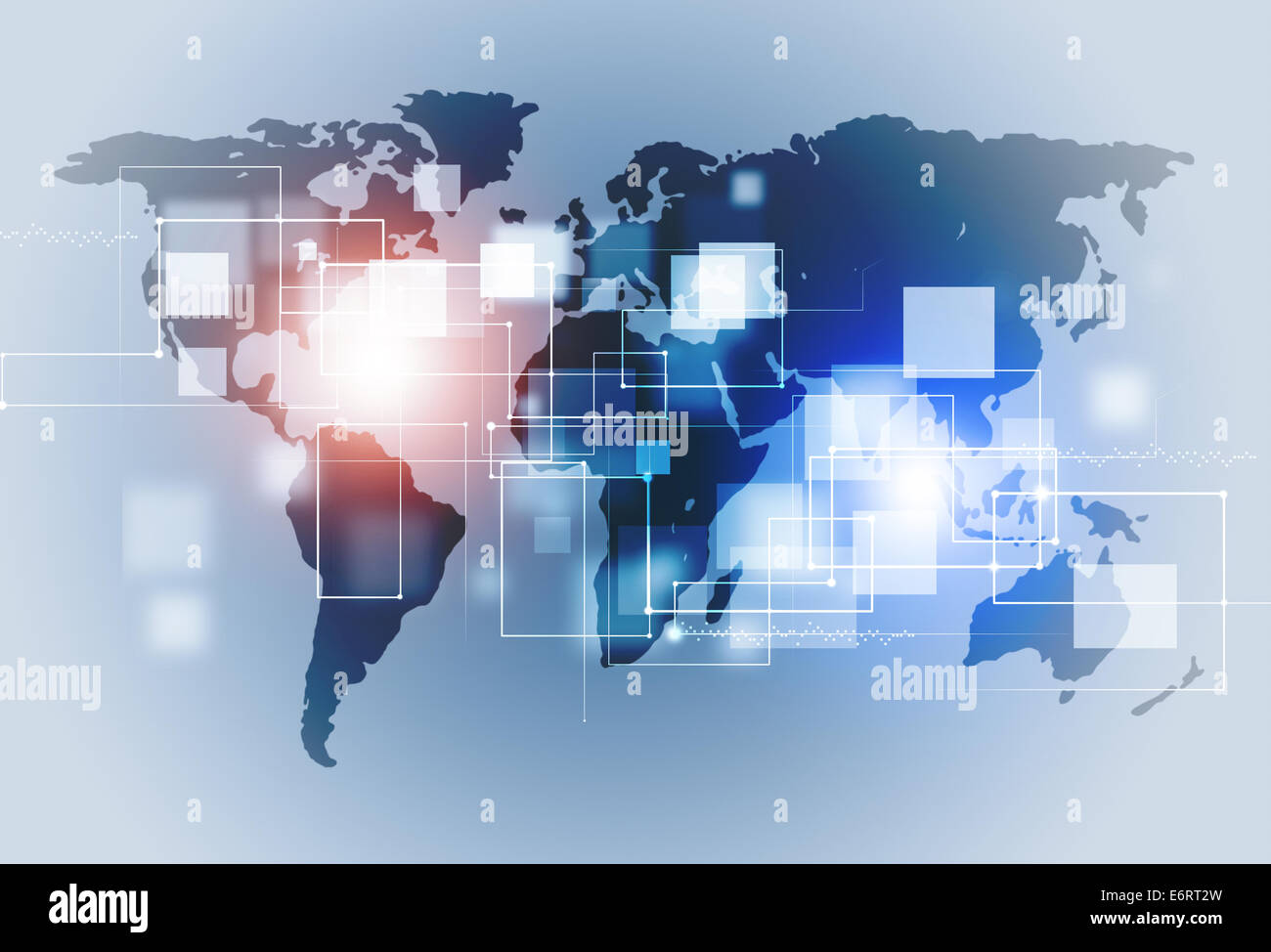 abstract connections technology and business communication background ...