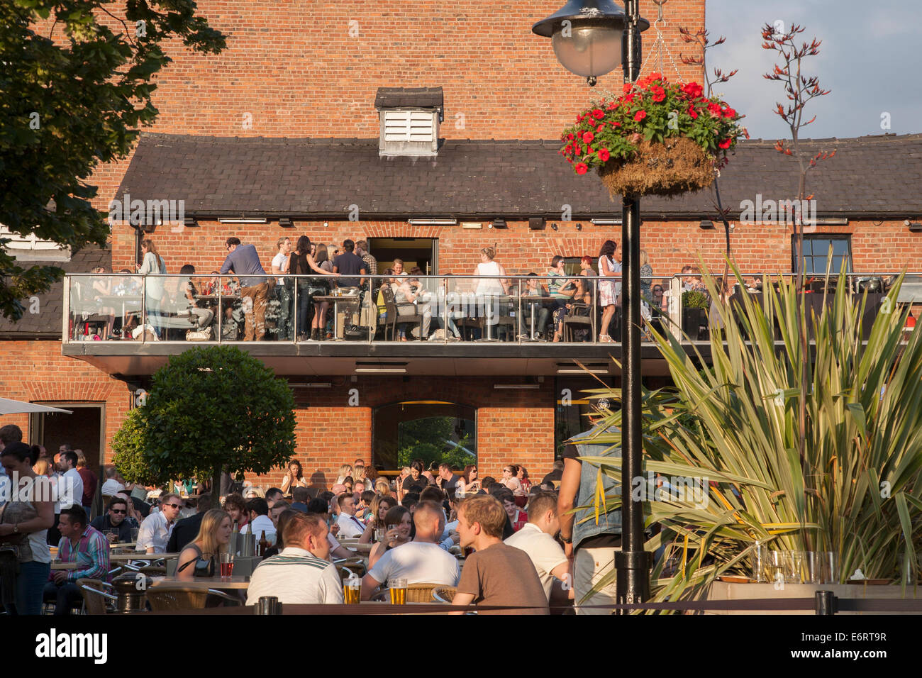 Dukes 92 Bar Terrace, Manchester, England, UK Stock Photo - Alamy