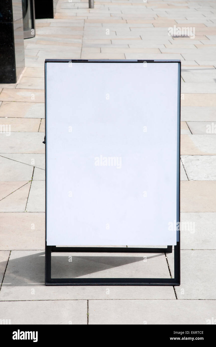 Blank Empty Sign in Urban Setting Stock Photo - Alamy