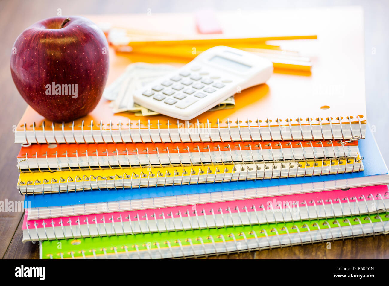 New school supplies ready for new school year Stock Photo - Alamy
