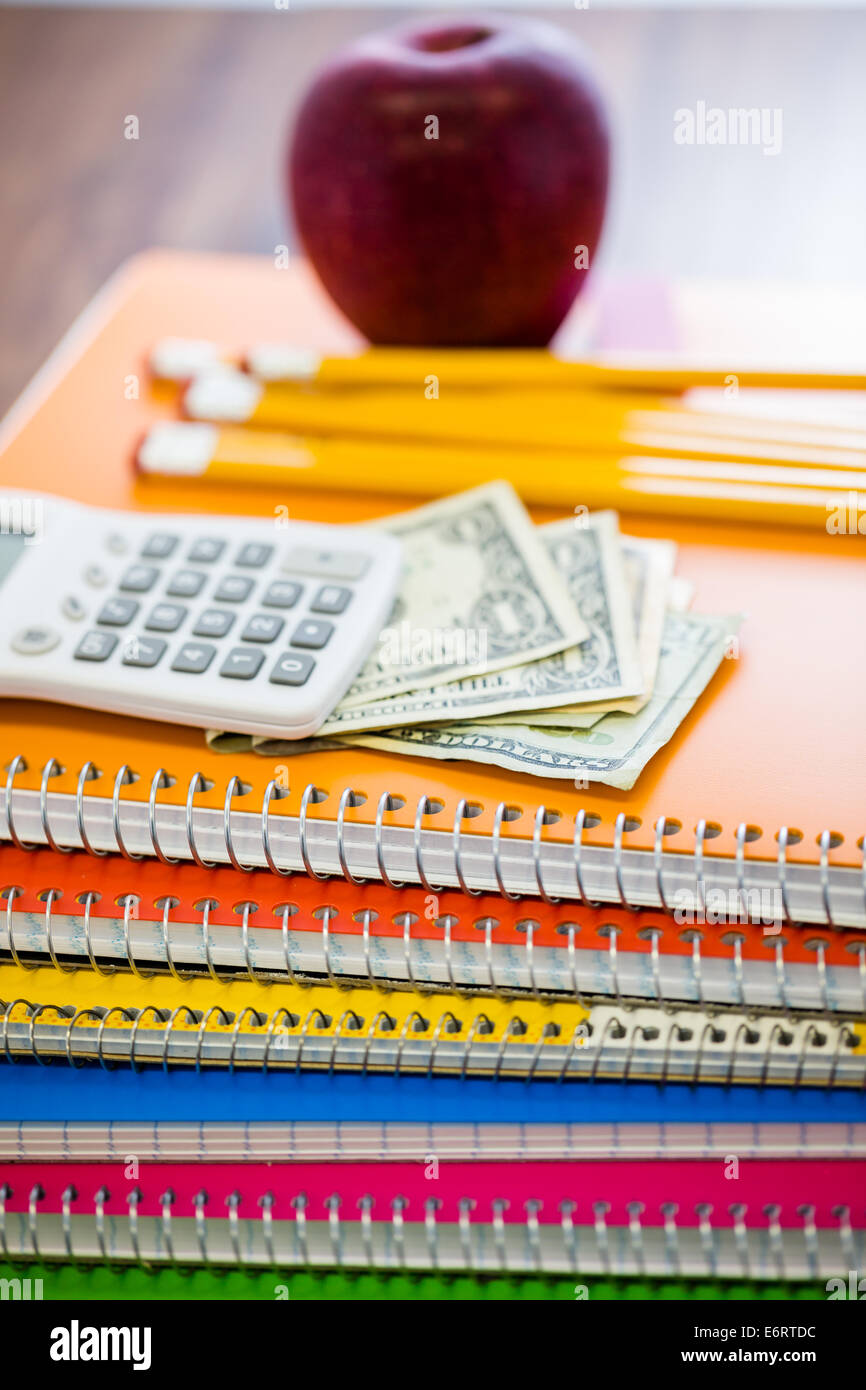 New school supplies ready for new school year Stock Photo - Alamy