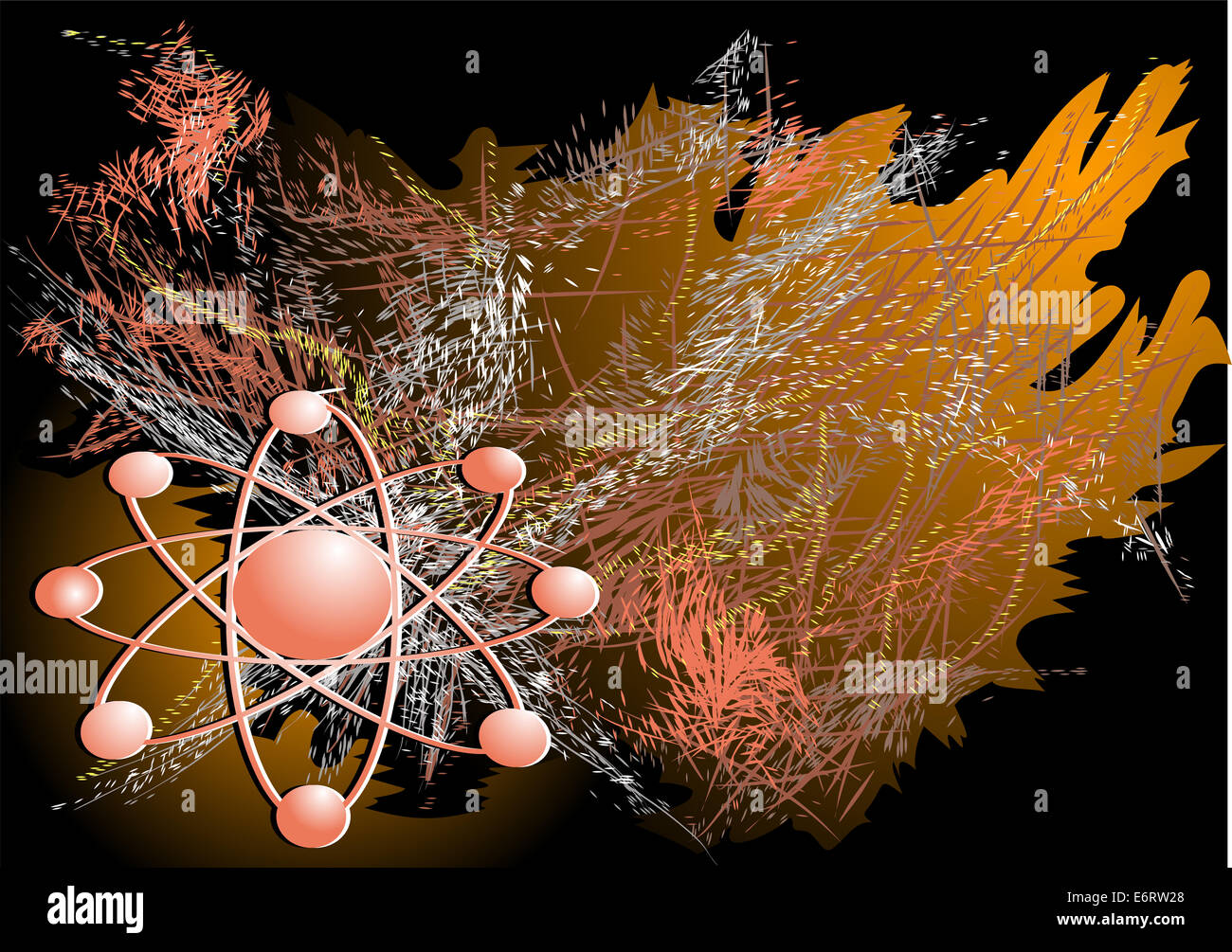 abstract electron model Stock Photo - Alamy