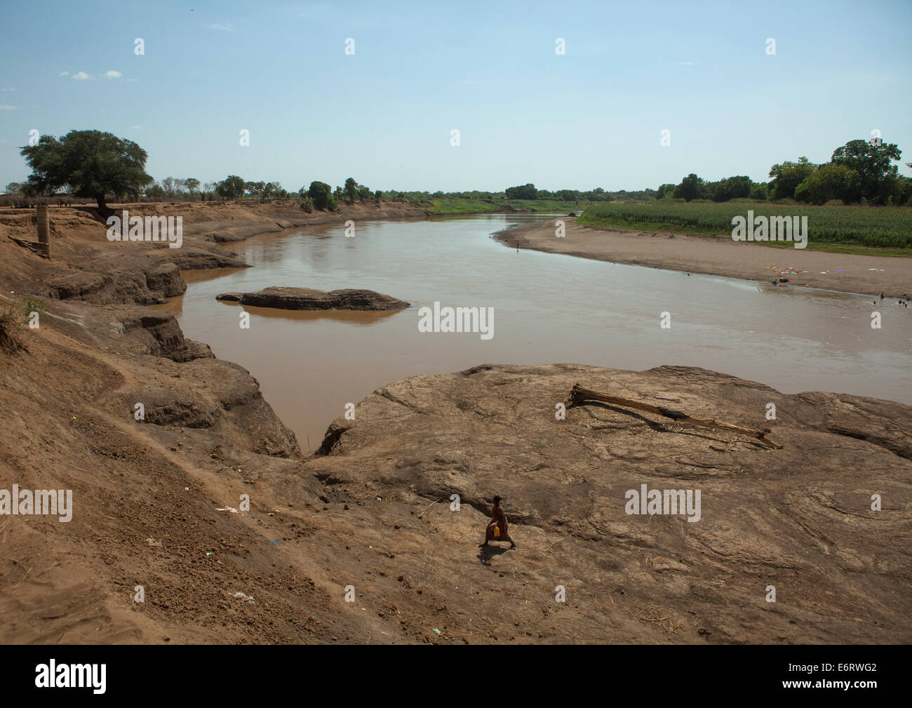Omo River Banks, Kangate, Omo Valley, Ethiopia Stock Photo - Alamy