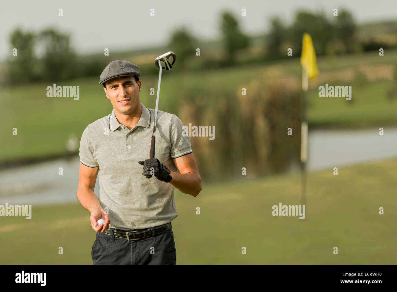 Golf play people hi-res stock photography and images - Alamy