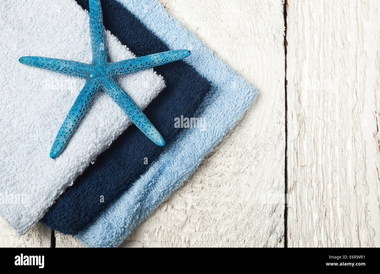 Spa background in the range of blue and white Stock Photo - Alamy
