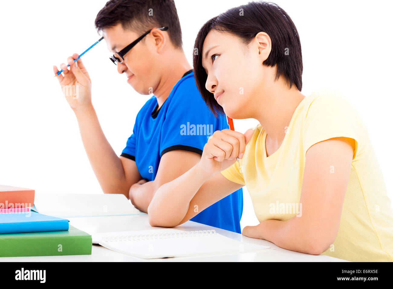 Student thinking test hi-res stock photography and images - Alamy