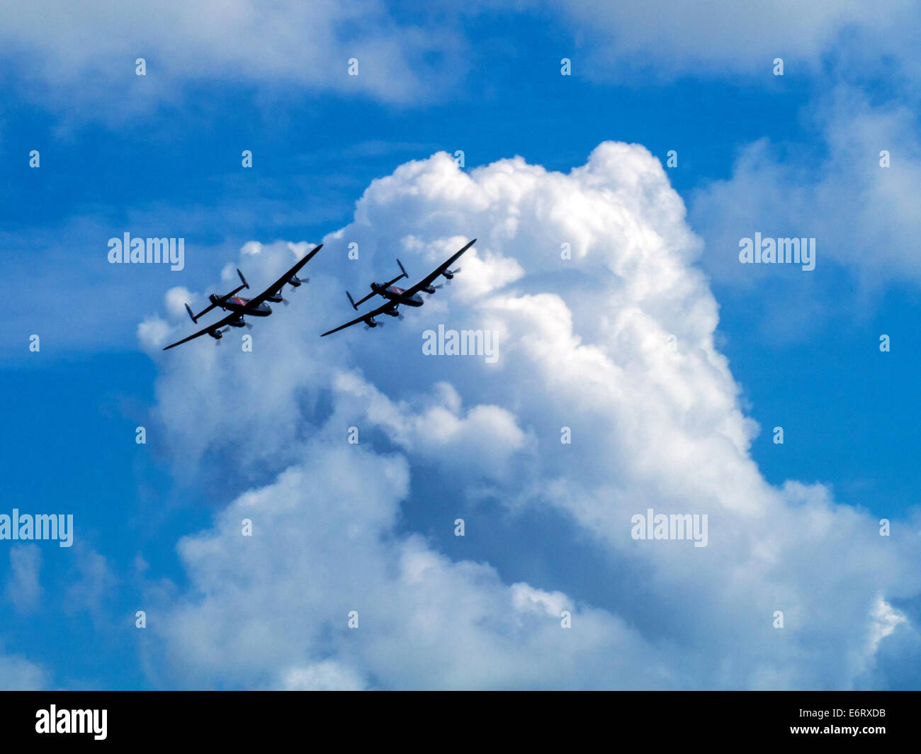 Lancaster over channel hi-res stock photography and images - Alamy