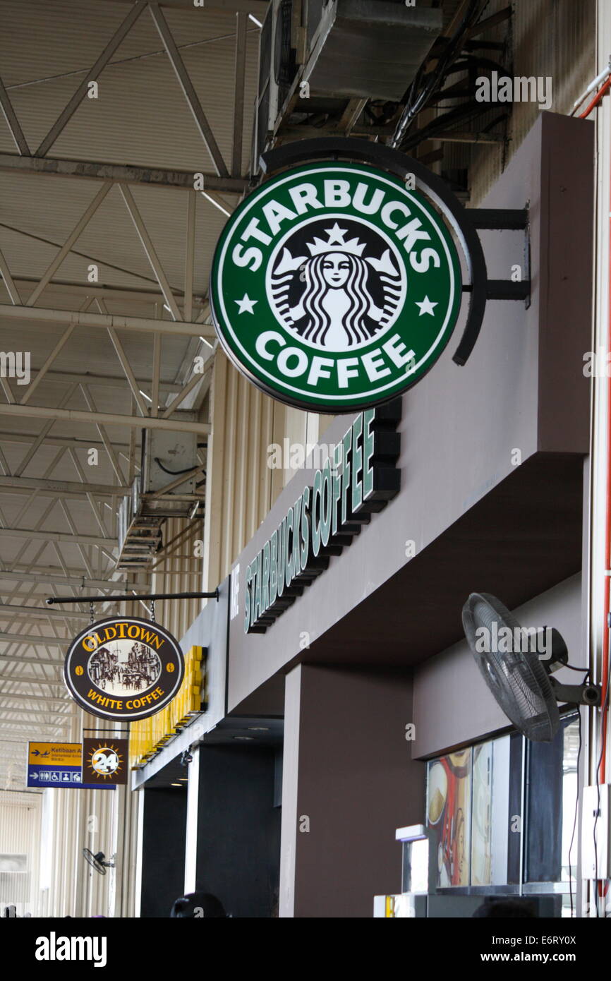 local and foreign cafes in Malaysia Stock Photo - Alamy