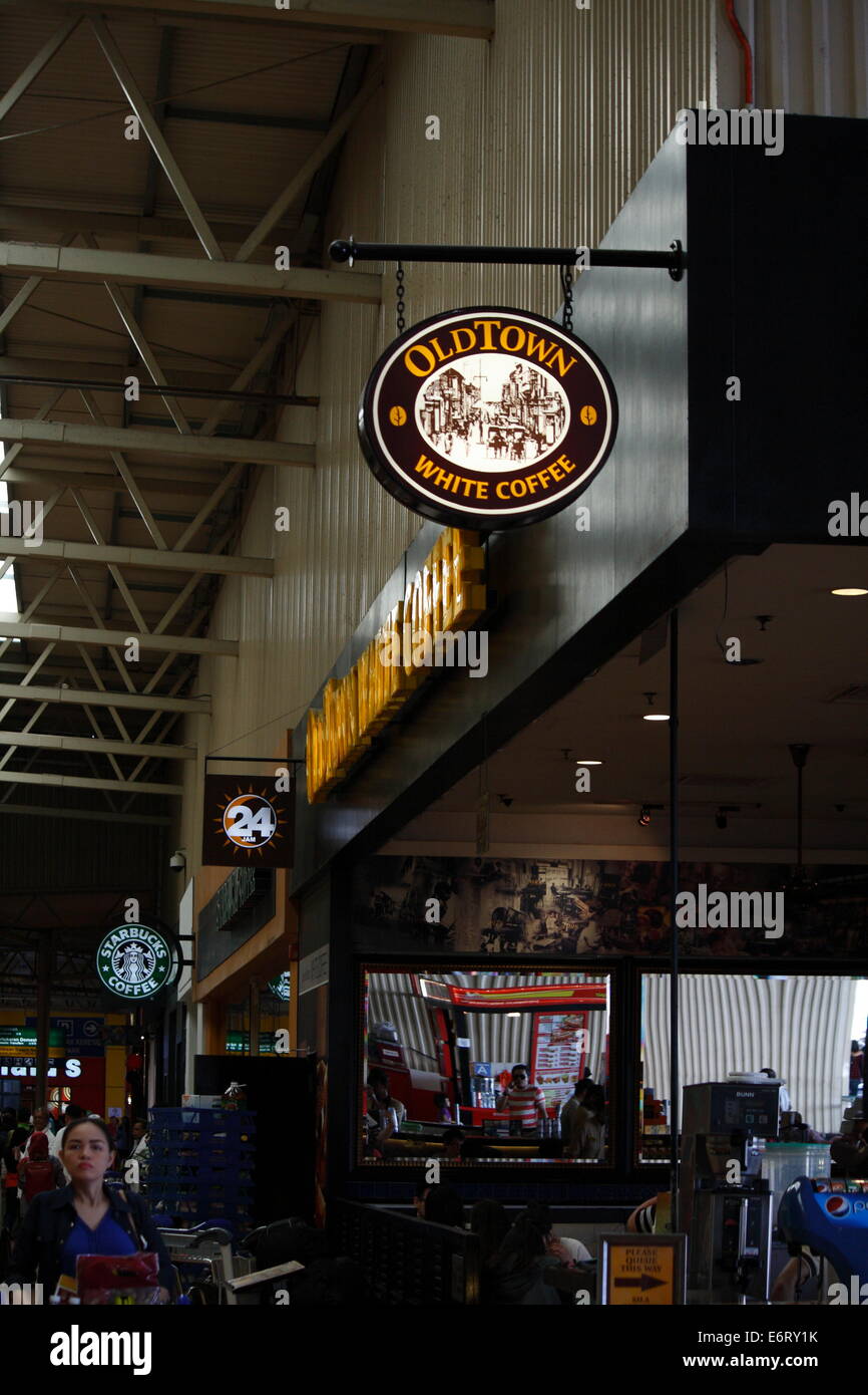 local and foreign cafes in Malaysia Stock Photo - Alamy