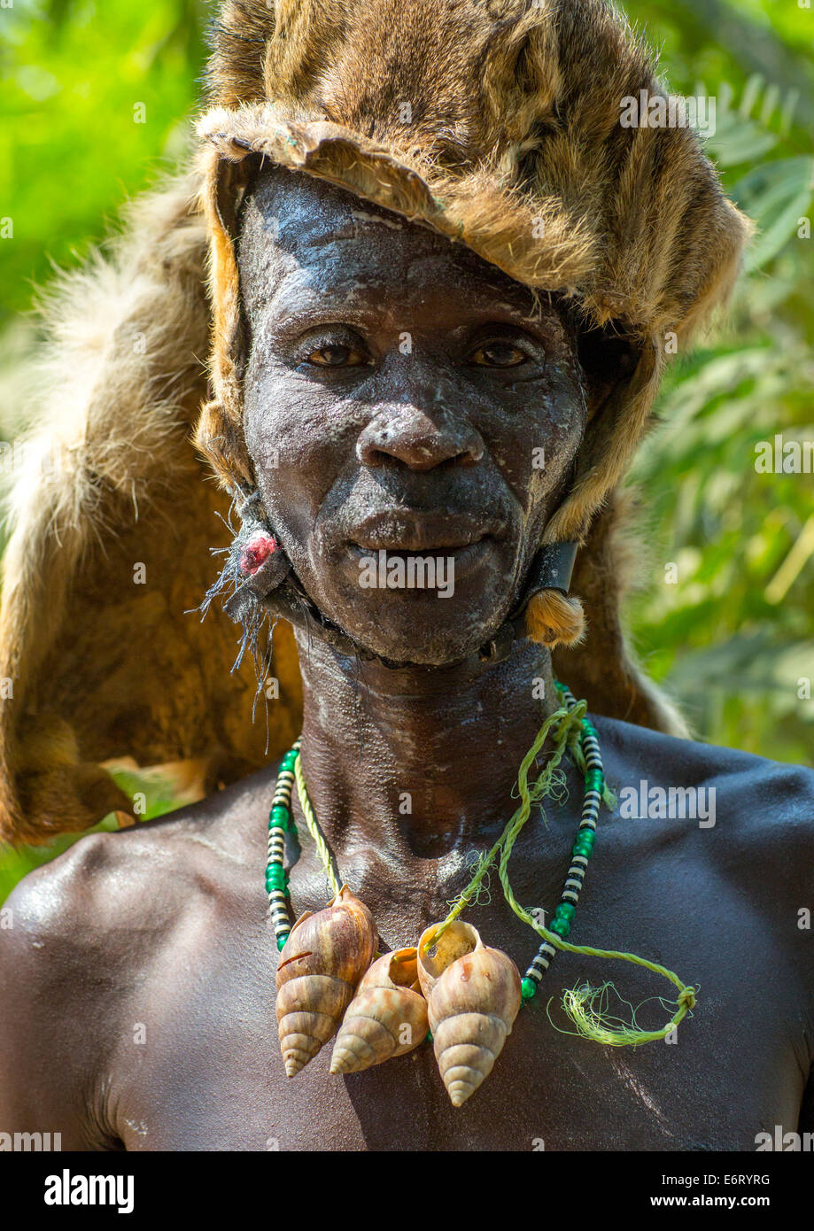 Mr Umot Abula From Anuak Tribe In Traditional Clothing, Gambela ...