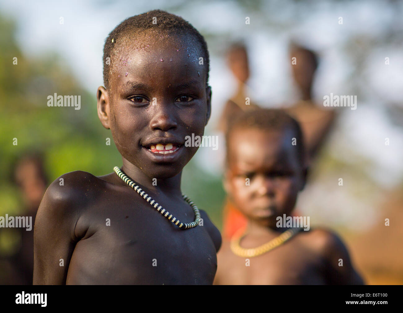 Ethiopia Gambela Village Anuak Tribe High Resolution Stock Photography ...