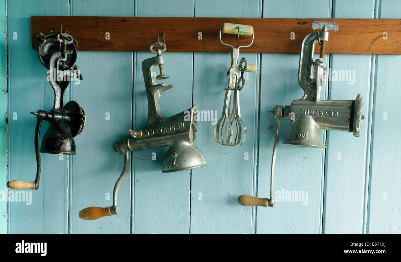 Kitchen in a traditional house in Iceland Stock Photo - Alamy