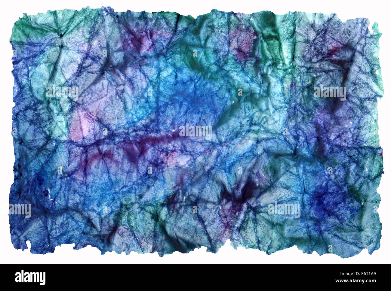 Wet paper texture Cut Out Stock Images & Pictures - Alamy