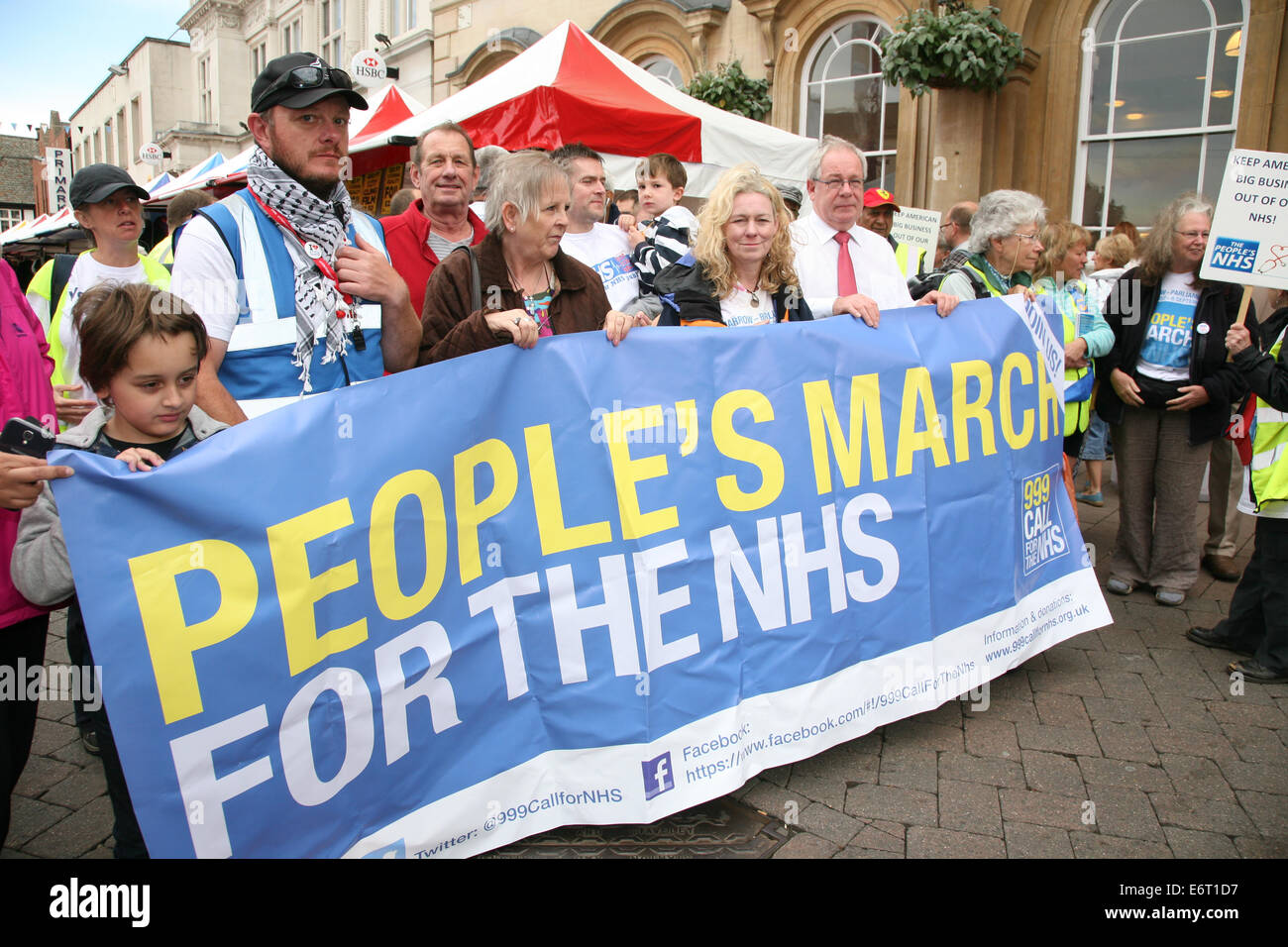 999 call for the nhs rally marching from jarrow to London is calling on ...