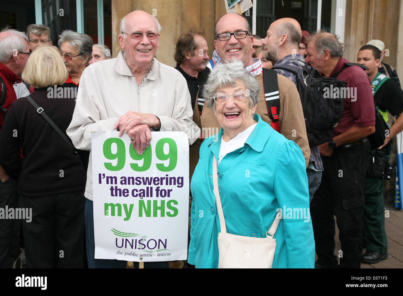 999 call for the nhs rally marching from jarrow to London is calling on ...