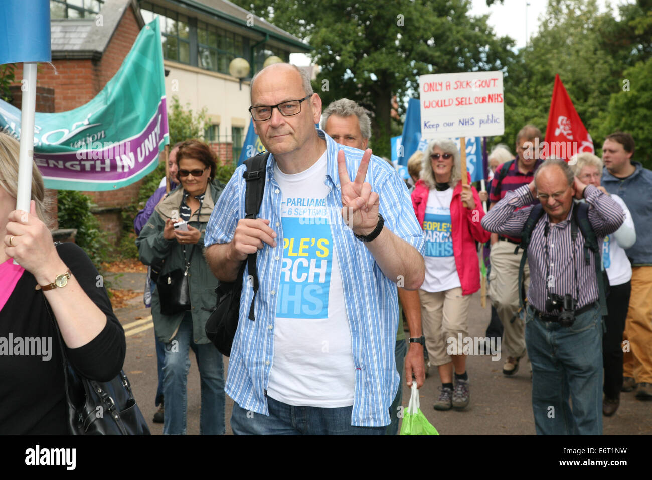 999 call nhs rally marching hi-res stock photography and images - Alamy