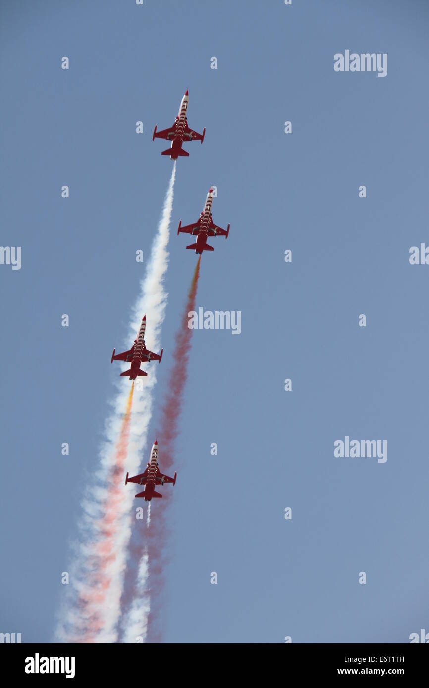 Turkish stars aerobatic team hi-res stock photography and images - Alamy
