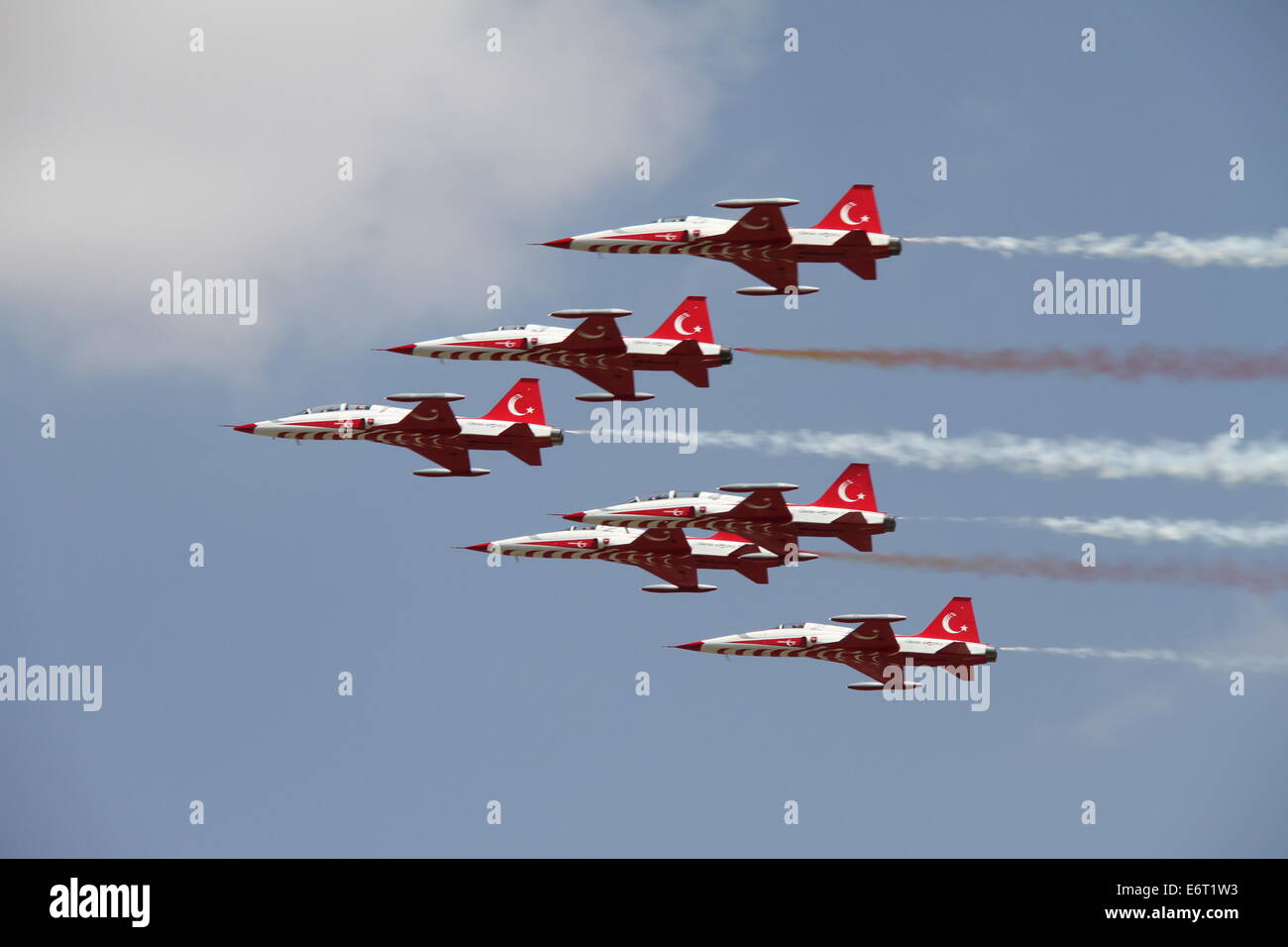 Turkish stars aerobatic team hi-res stock photography and images - Alamy