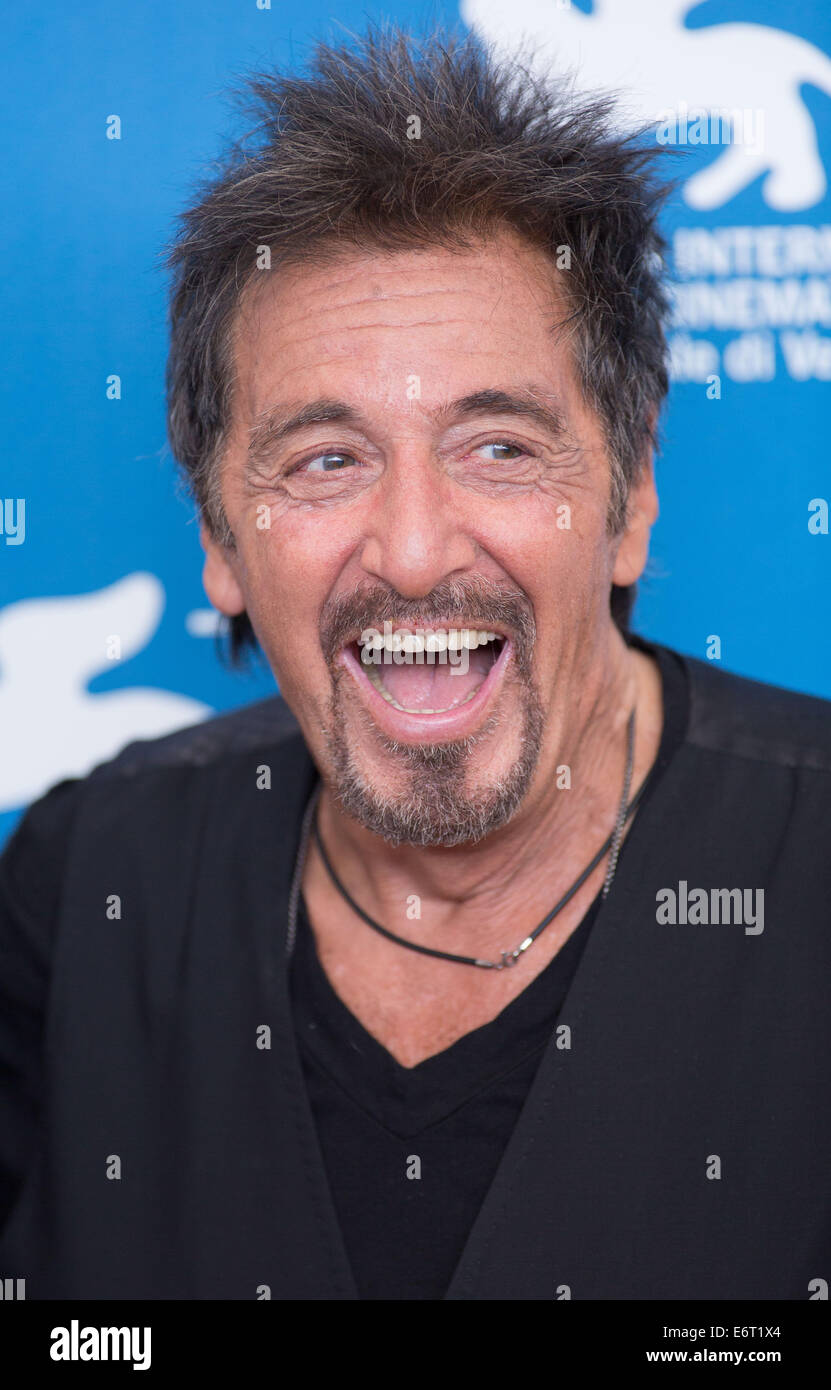 AL PACINO MANGLEHORN. PHOTOCALL. 71ST VENICE FILM FESTIVAL LIDO VENICE ITALY 30 August 2014 ...