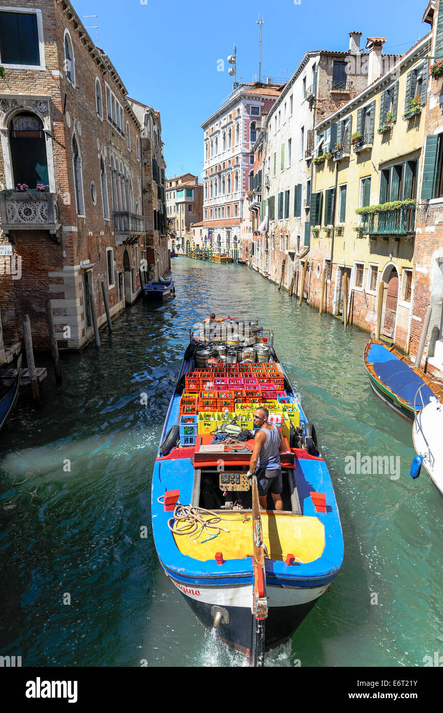 The boat being the main form of transporting goods and material around ...