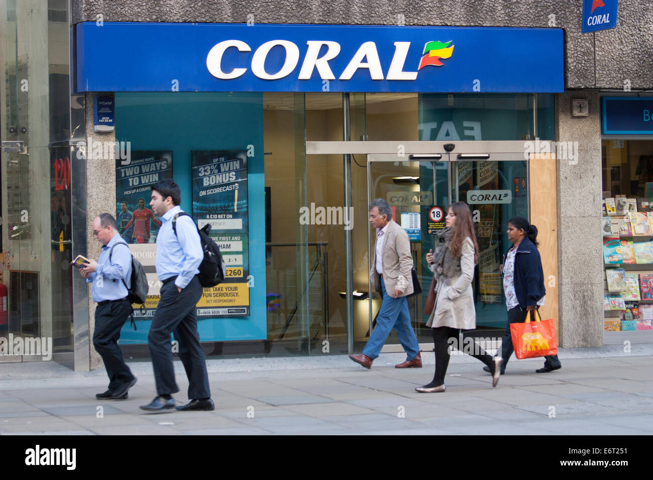Coral bookmakers hi-res stock photography and images - Alamy