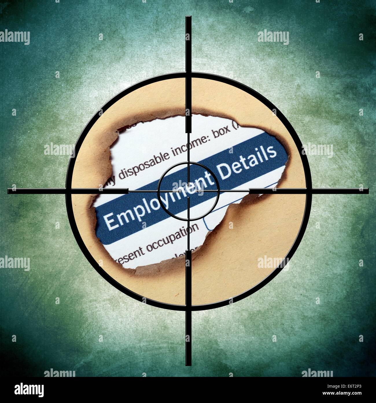 Employment target concept Stock Photo - Alamy