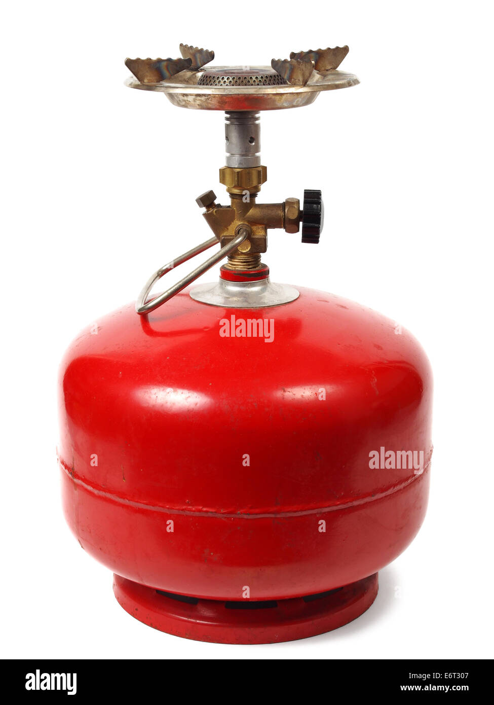 Camping gas cooker Stock Photo - Alamy
