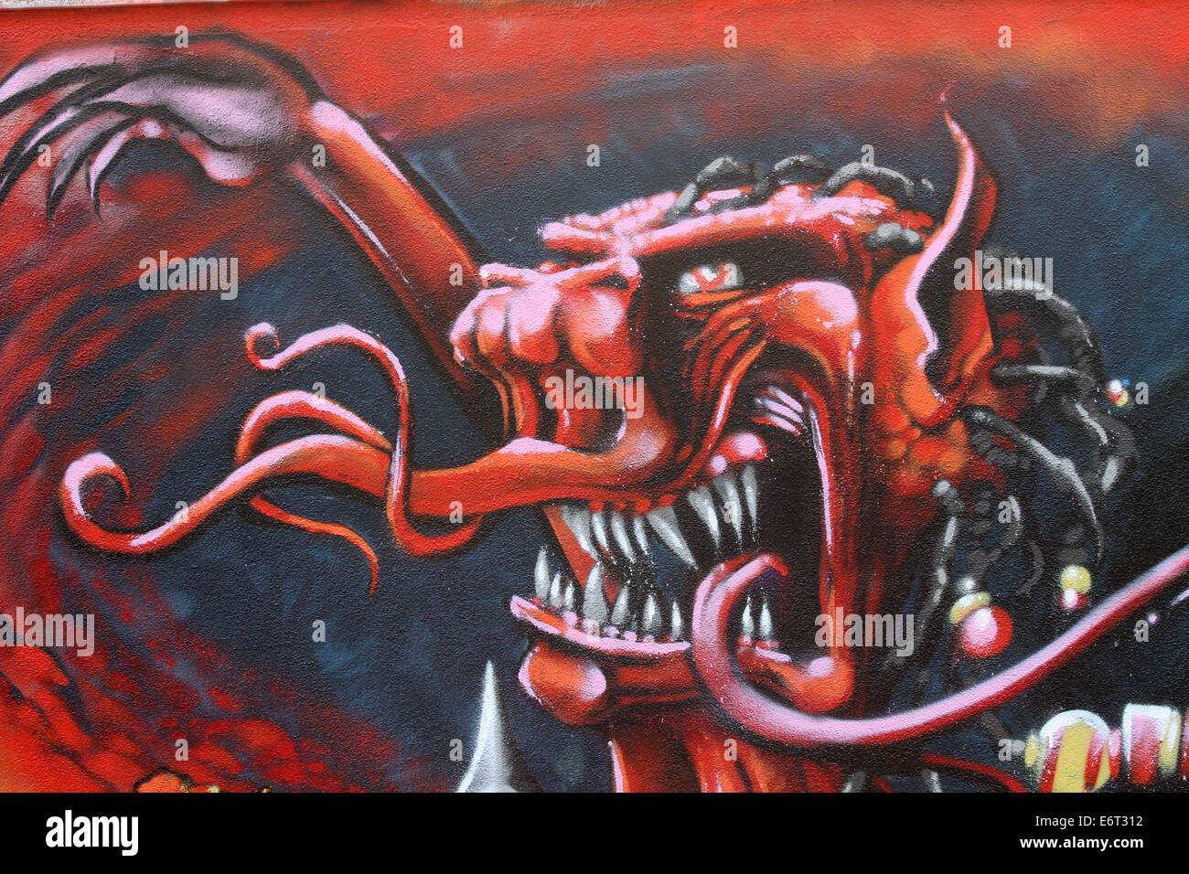 Devil graffiti hi-res stock photography and images - Alamy