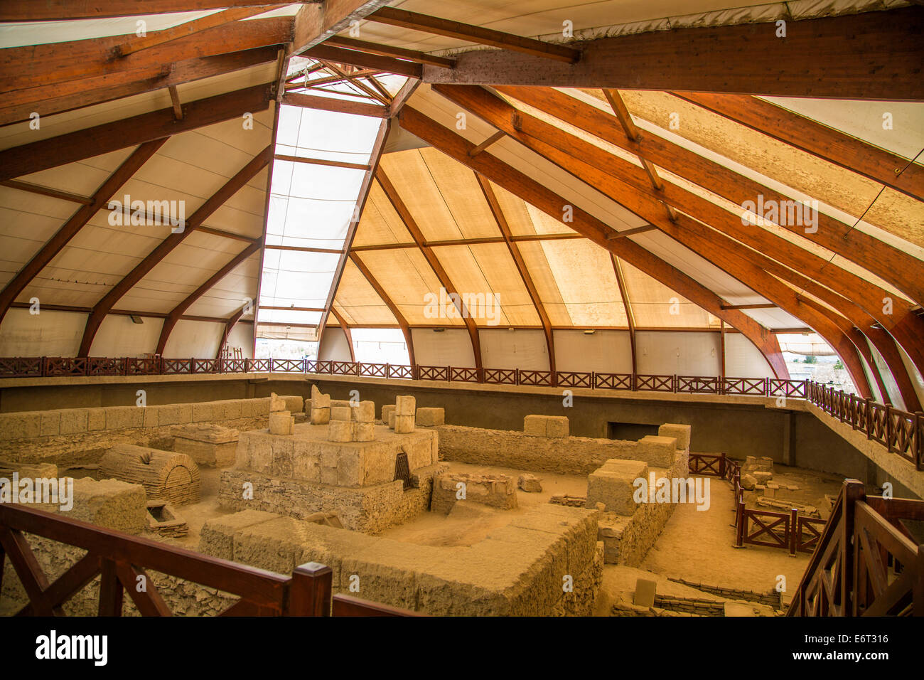 Ruins of mausoleum at Viminacium site near Kostolac, Serbia Stock Photo ...