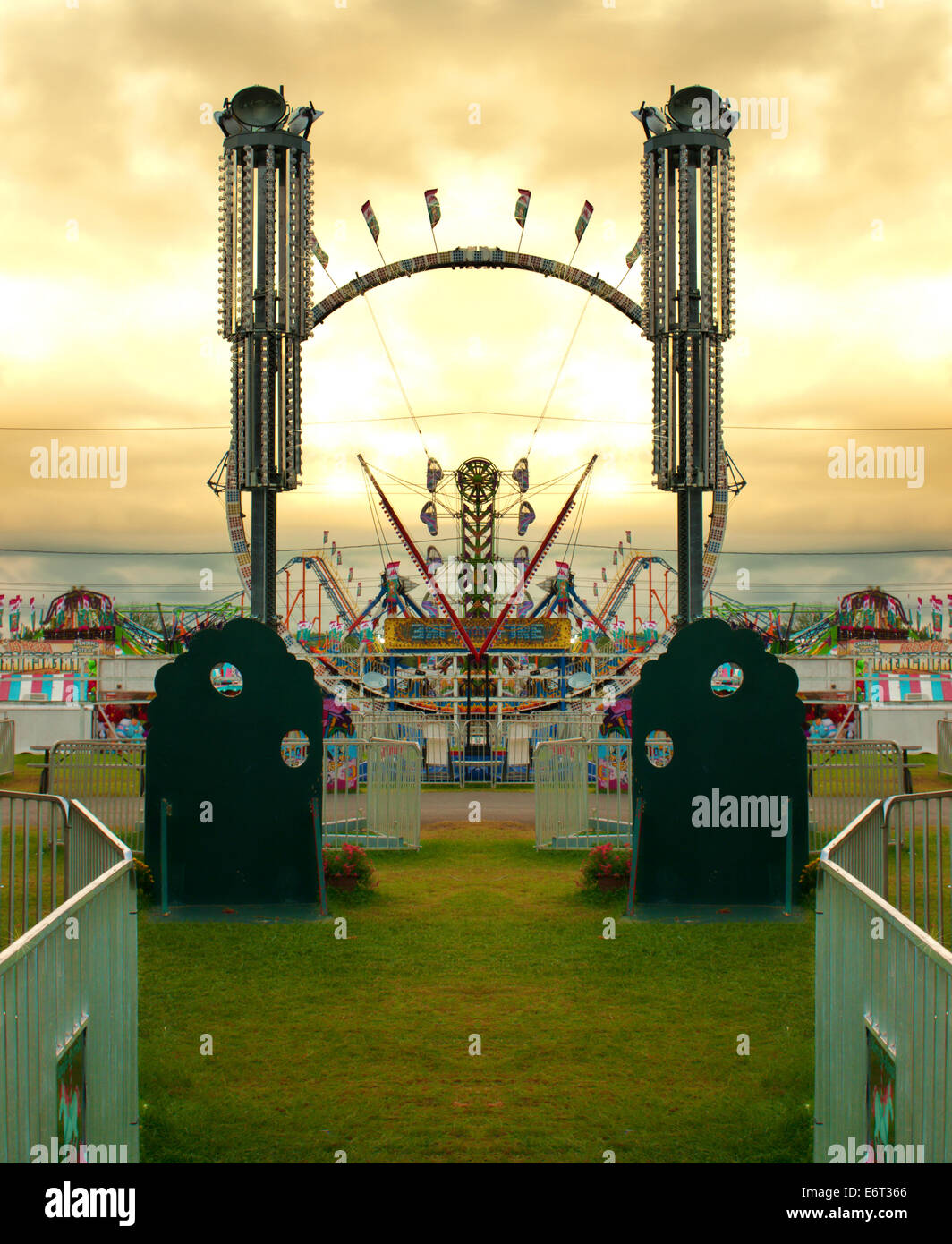 Rides at amusement parks hi-res stock photography and images - Alamy